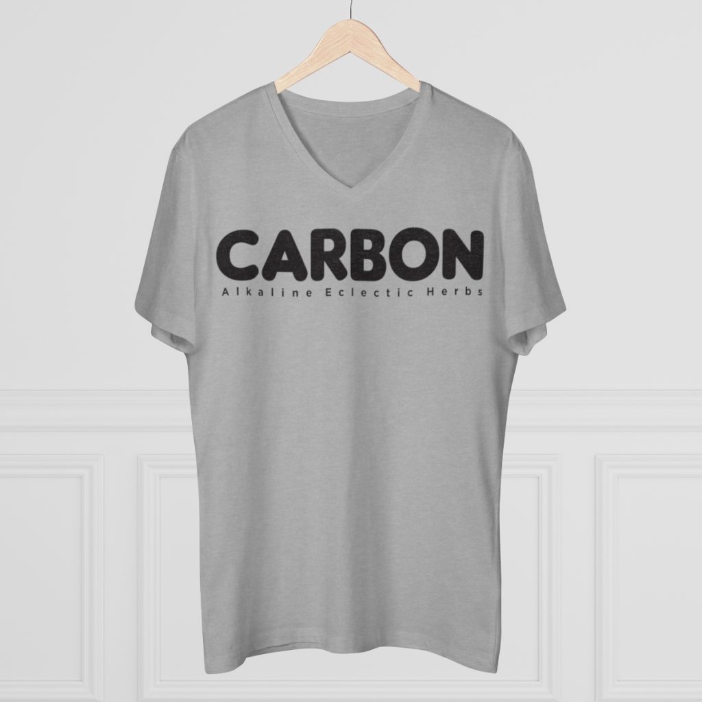 Carbon Tee | Organic V-neck T-shirt | The Sebian Shop